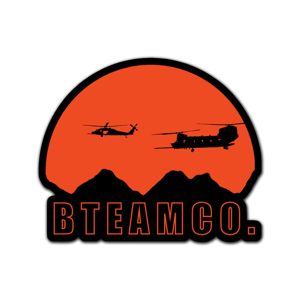 Sunset Team Sticker – BTeamCo